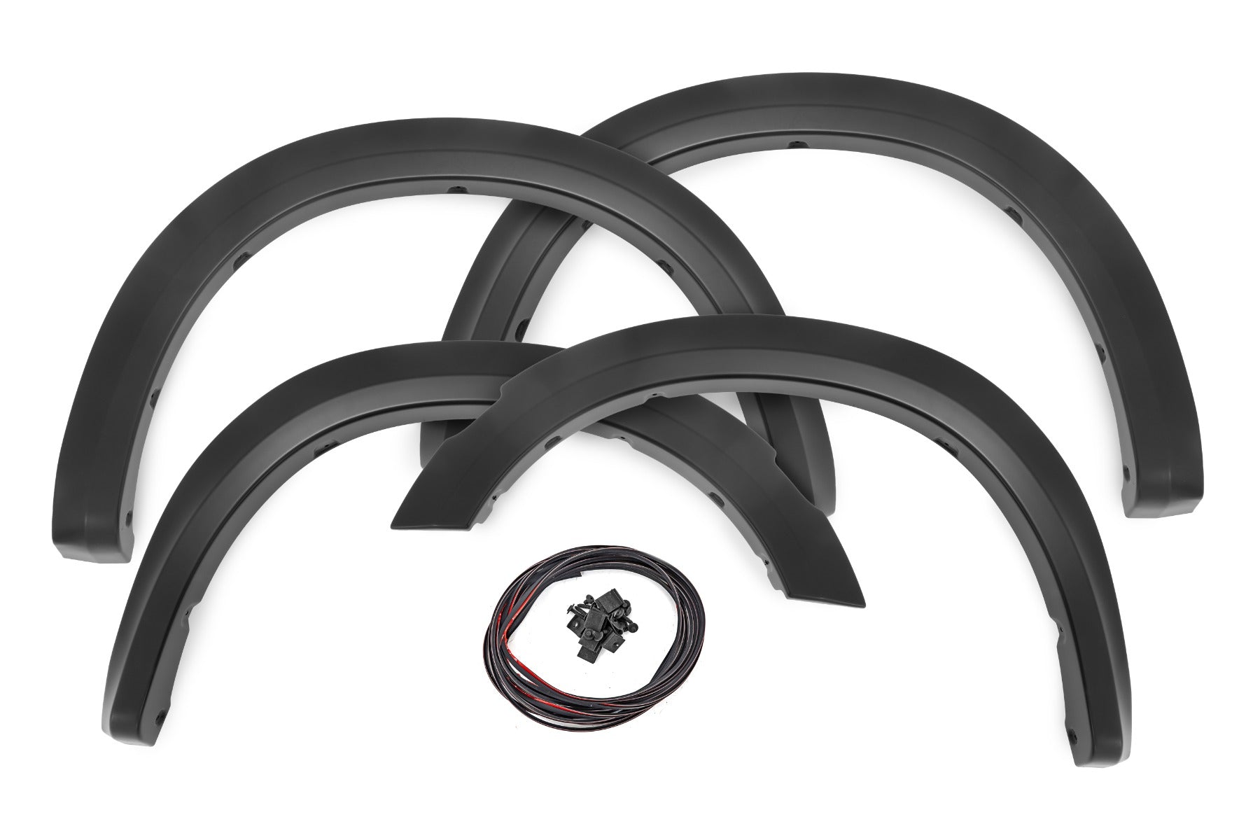 Rough Country Fender Flares | Sport | PXQ Black Metallic | Ram 1500 2W ...