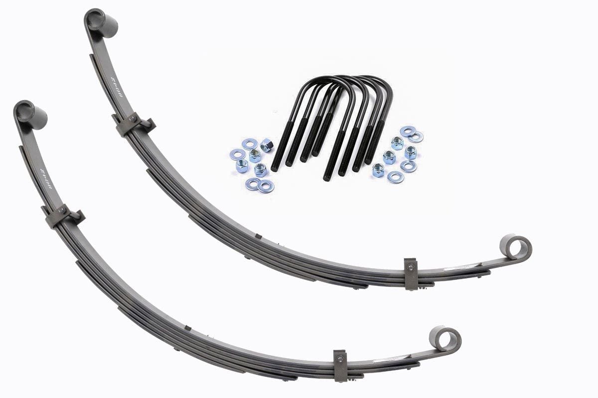 Rear Leaf Springs | 4" Lift | Pair | Toyota Land Cruiser FJ40 4WD (196 ...