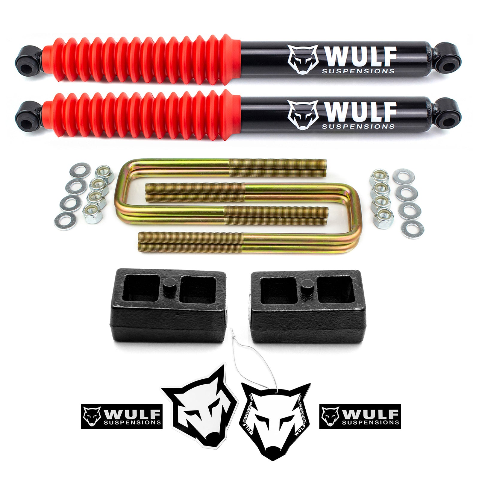 2" Rear Lift Block Lift Kit For 2007-2018 Chevy Silverado GMC Sierra ...