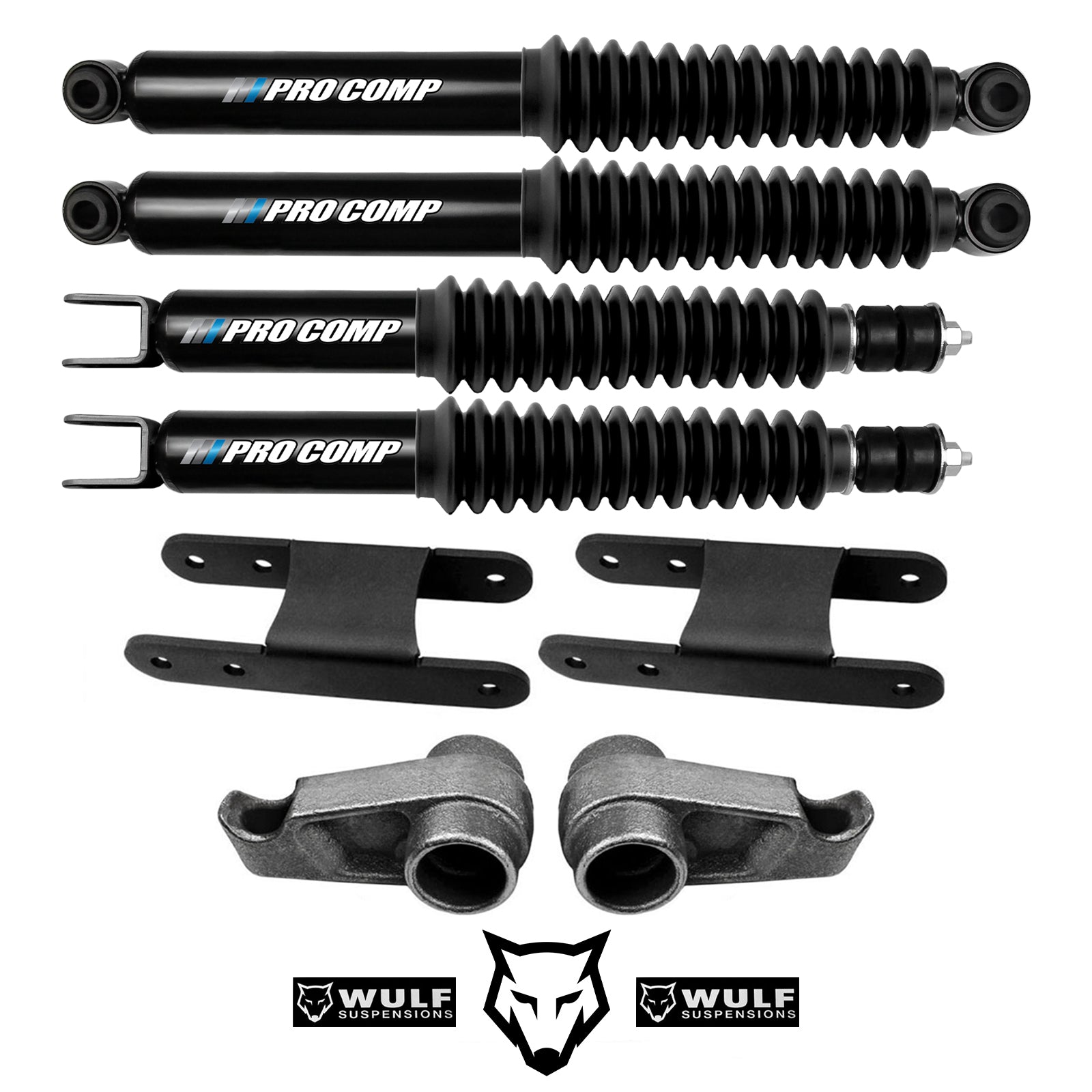 3"/2" Leveling Lift Kit + Pro Comp Shocks For 2006-2010 Hummer H3 ...